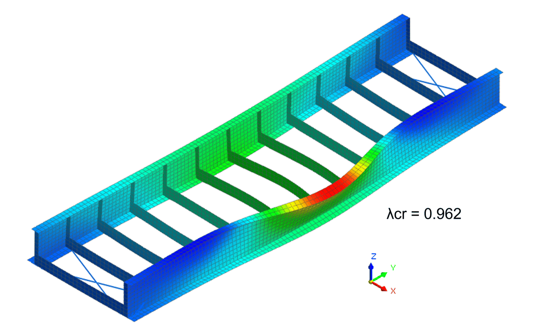 Steel Bridge Nonlinear Buckling Analysis Steel Bridge Nonlinear Buckling Analysis
